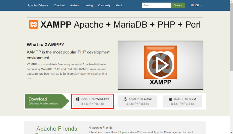 XAMPPのインストール方法｜Code for Fun