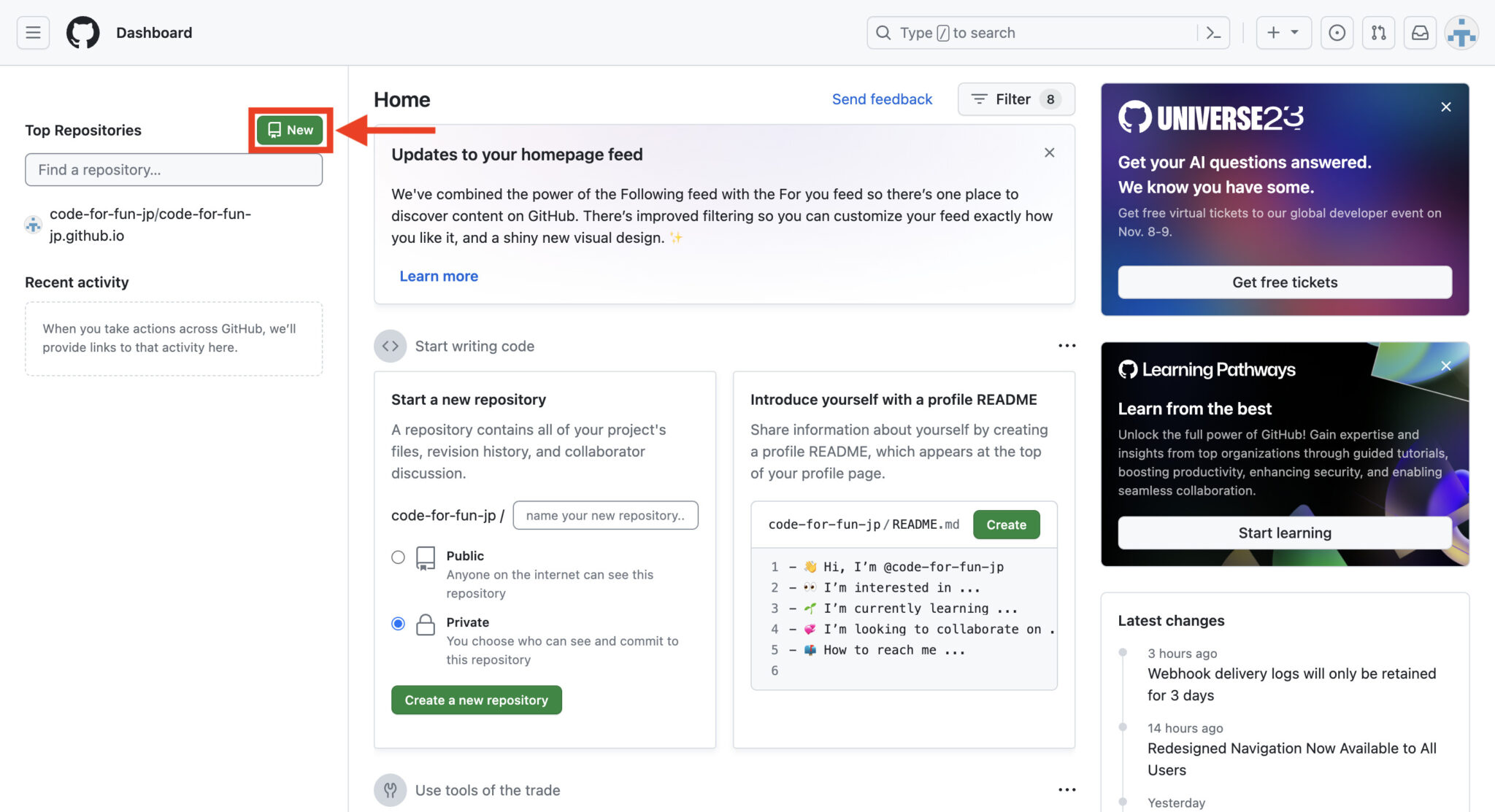 【2023年版】GitHubでウェブサイトを作る方法（コマンド不要）｜Code for Fun