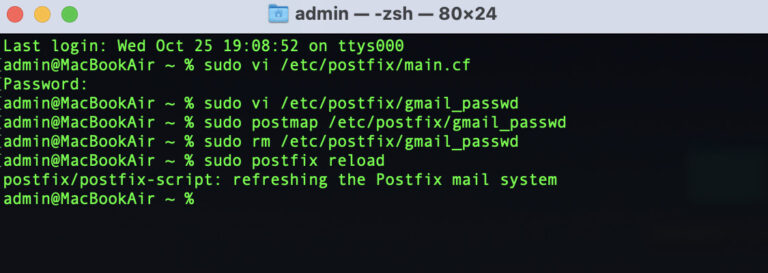 PostfixからGmail経由でメールを送信する方法｜Code for Fun